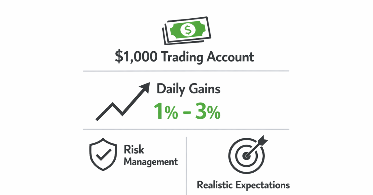 How much can you make day trading with $1000? - Defcofx